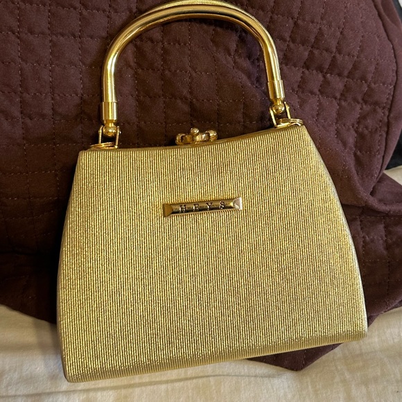 Heys | Bags | Small Shiny Dressy Gold Purse By Heys | Poshmark